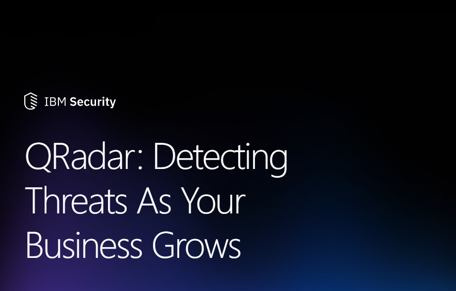 IBM QRadar Network Monitoring Platform